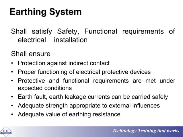 earthing systems on distribution systems | PPT | Computer Networking ...
