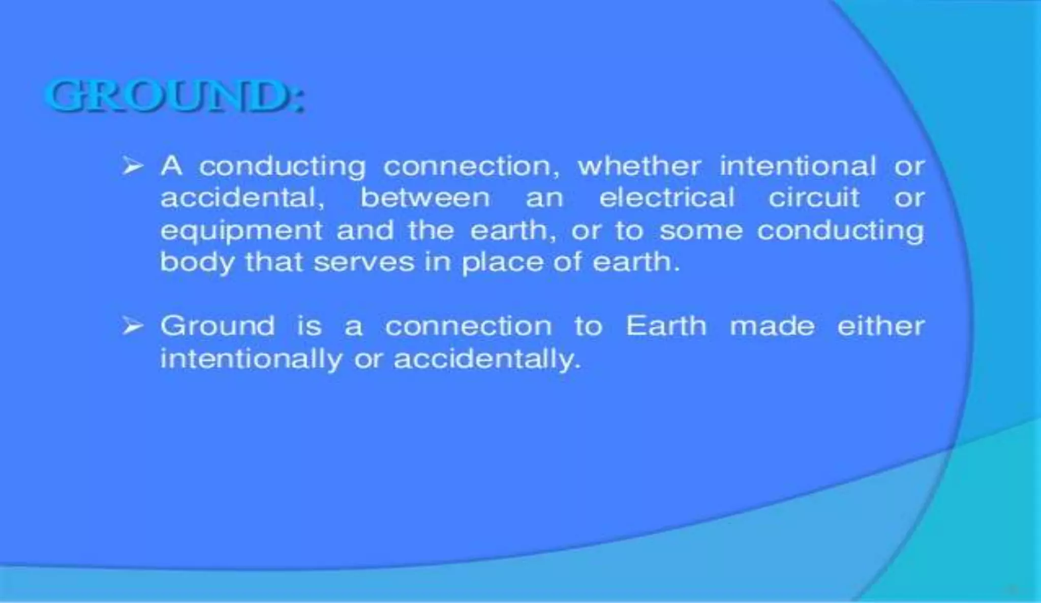 Earthing and grounding | PPTX