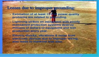 Earthing and grounding | PPTX