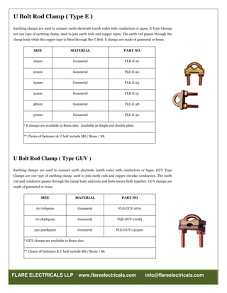 Earthing and Lightning Protection Accessories | PDF