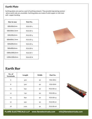 Earthing and Lightning Protection Accessories | PDF