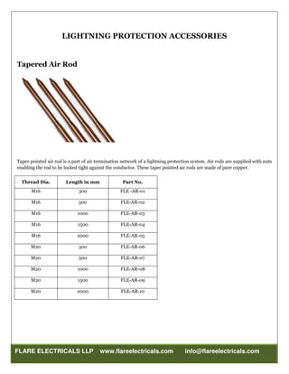 Earthing and Lightning Protection Accessories | PDF