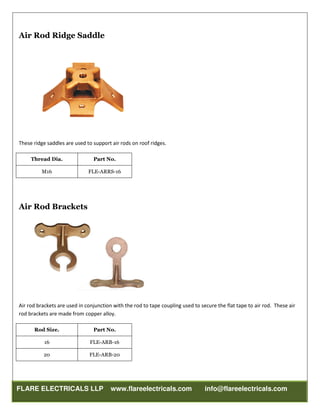 Earthing and Lightning Protection Accessories | PDF