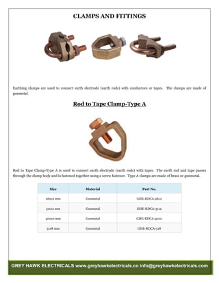 Earthing and lightning Protection Accessories | PDF