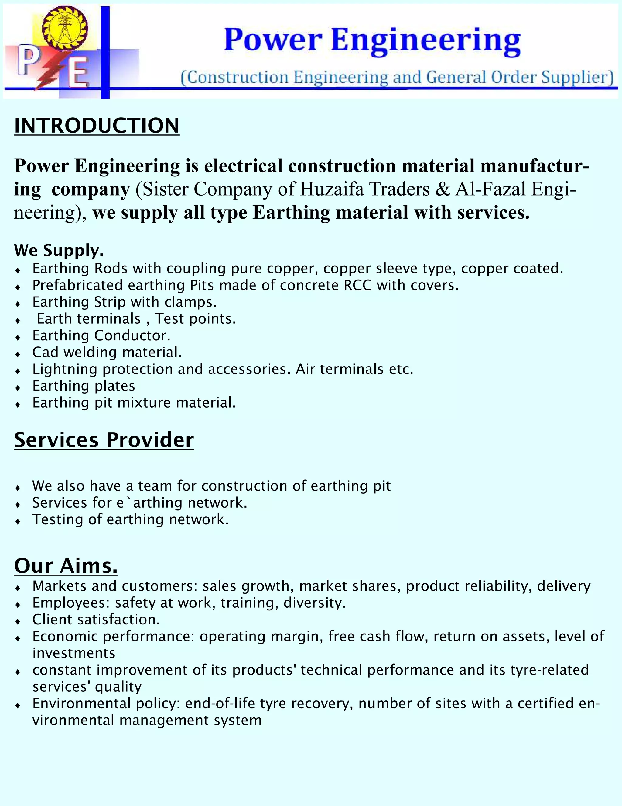 Earthing grounding catalogue | PDF