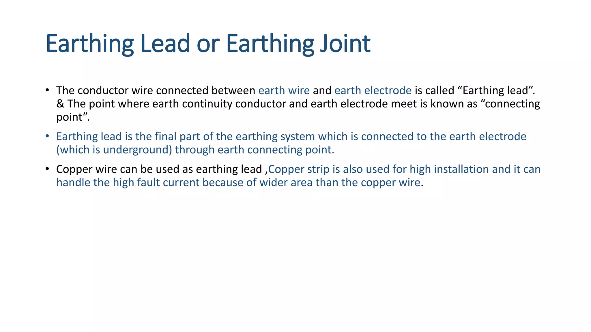 Earthing & grounding difference | PPTX