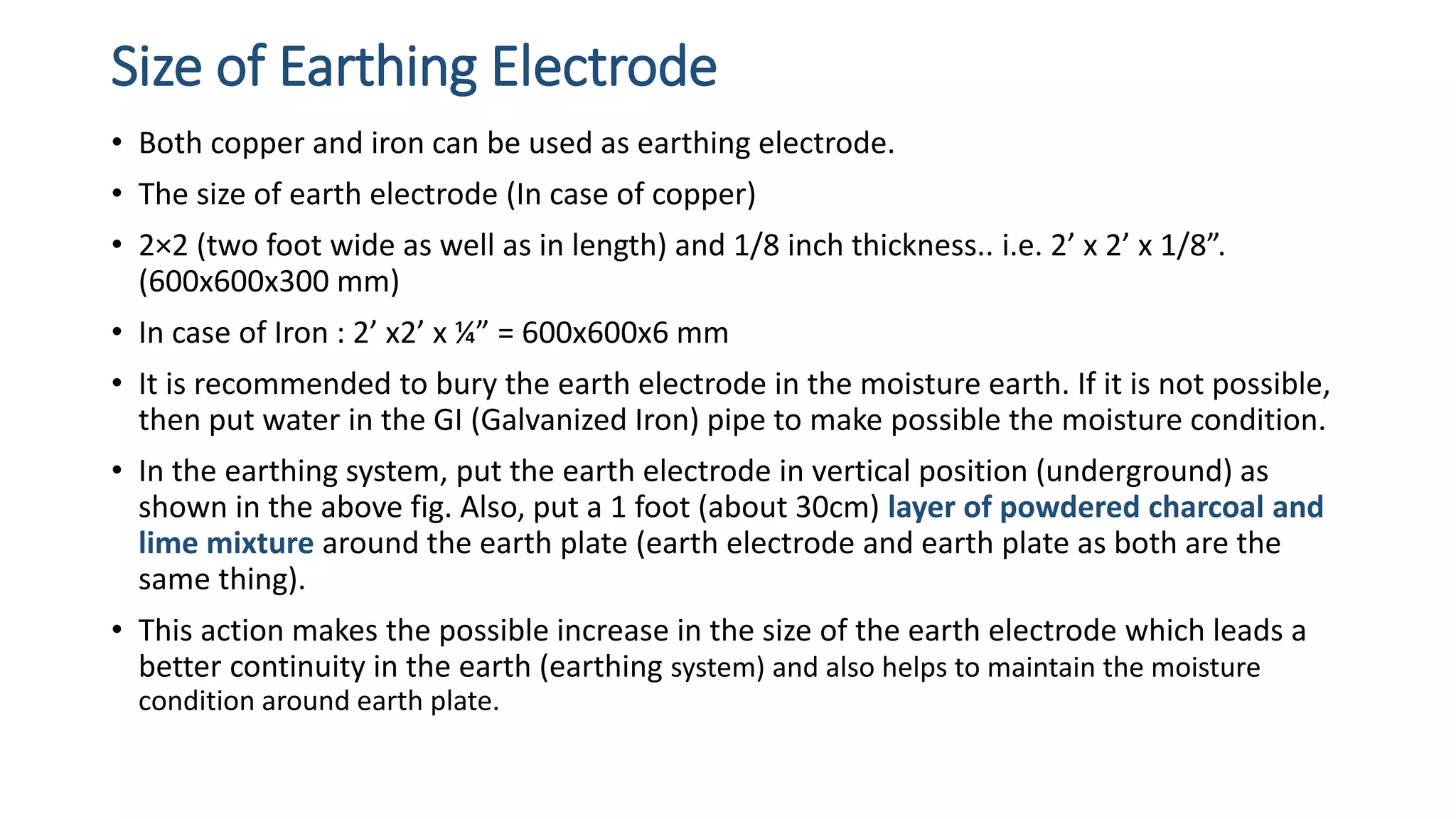 Earthing & grounding difference | PPTX