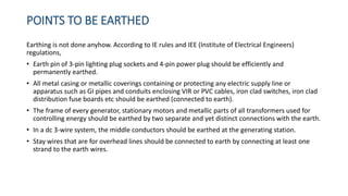 Earthing & grounding difference | PPTX