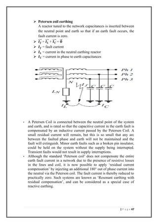 Earthing in electrical power systems | PDF