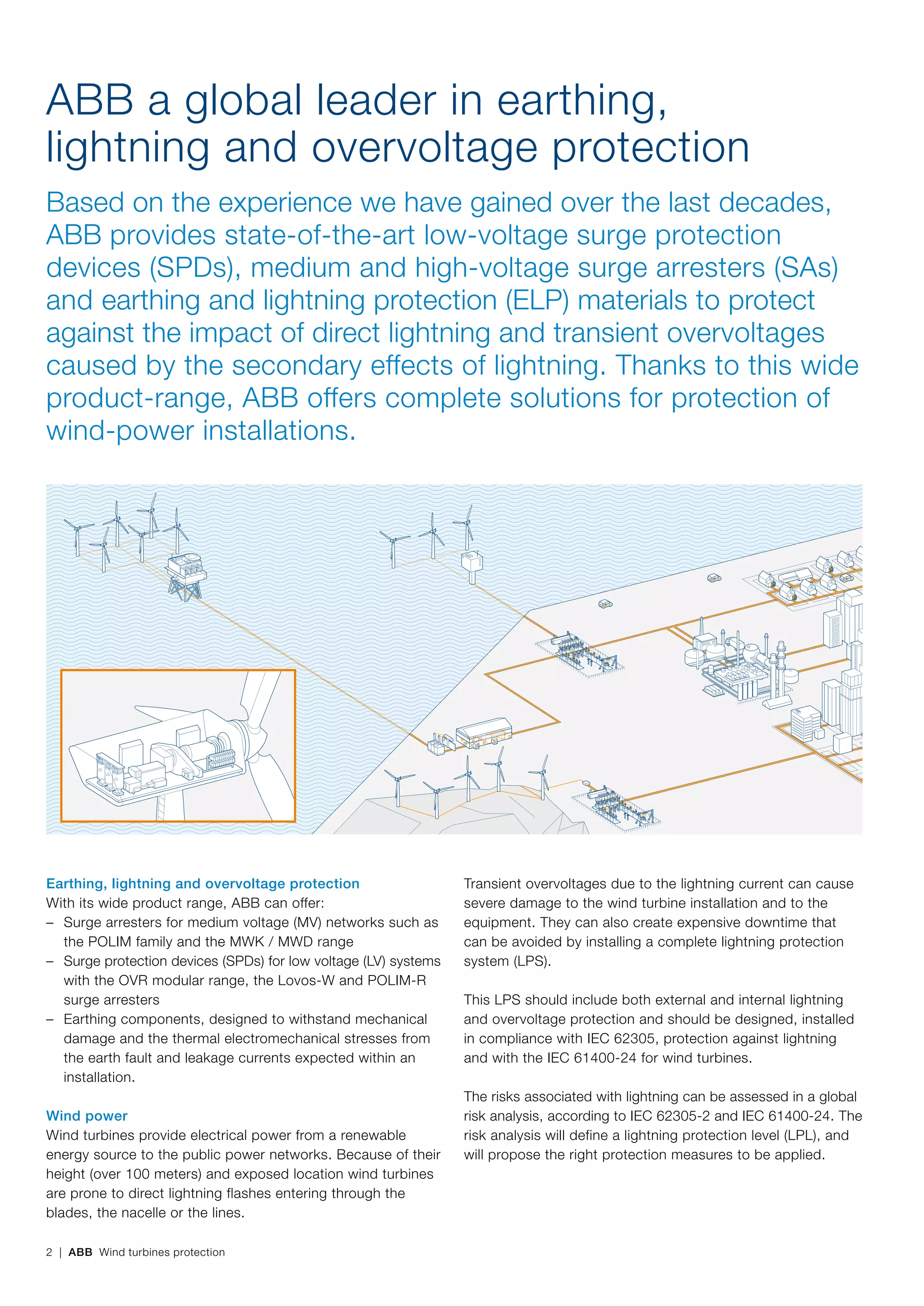 Wind Farm Earthing, Lightning & Overvoltage Protection - Wind Turbines ...