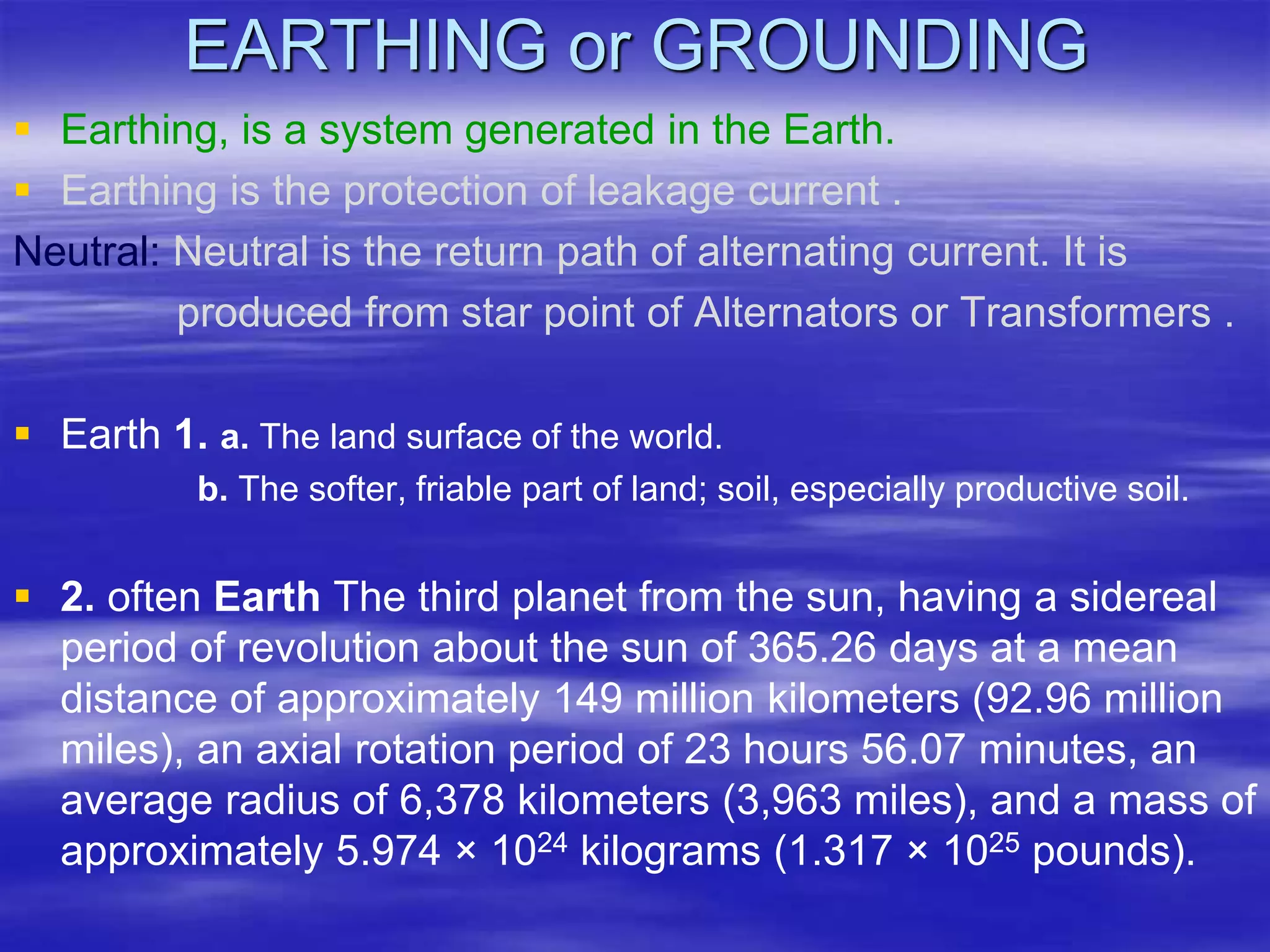 Earthing_of_Electrical_Installations_As.ppt