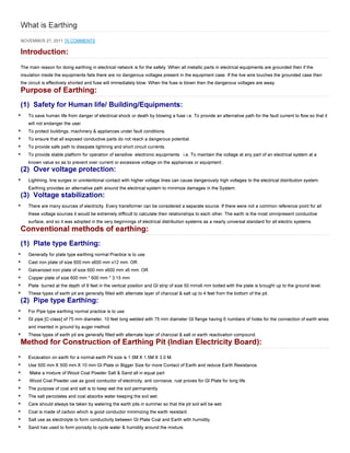 What is Earthing: Safety, Protection and Factors Affecting Earth ...