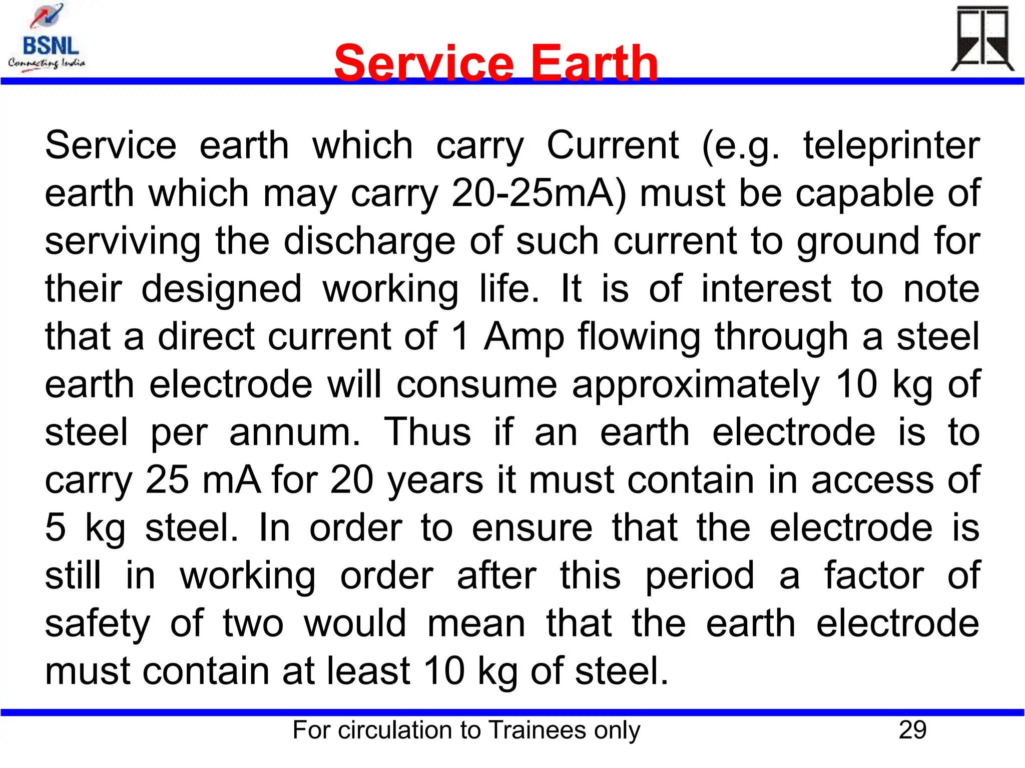 Earthing system Of telecom equipment Chapter 1 | PPT