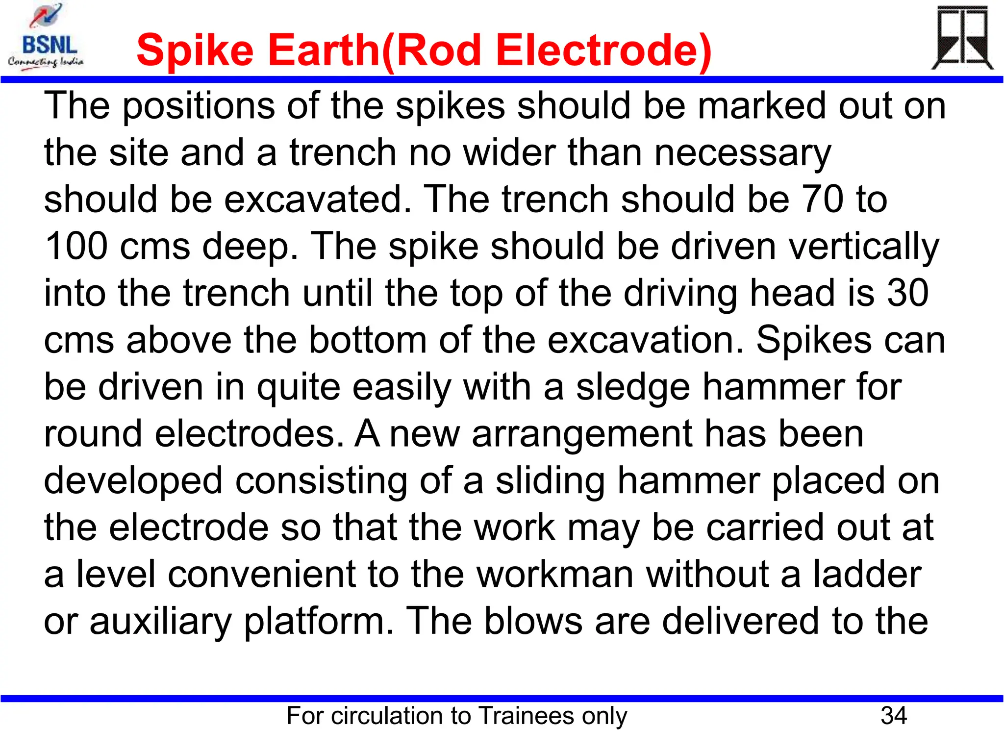 Earthing system Of telecom equipment Chapter 1 | PPT