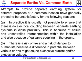 Earthing system Of telecom equipment Chapter 1 | PPT
