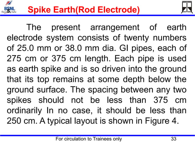 Earthing system Of telecom equipment Chapter 1 | PPT | Geology | Science