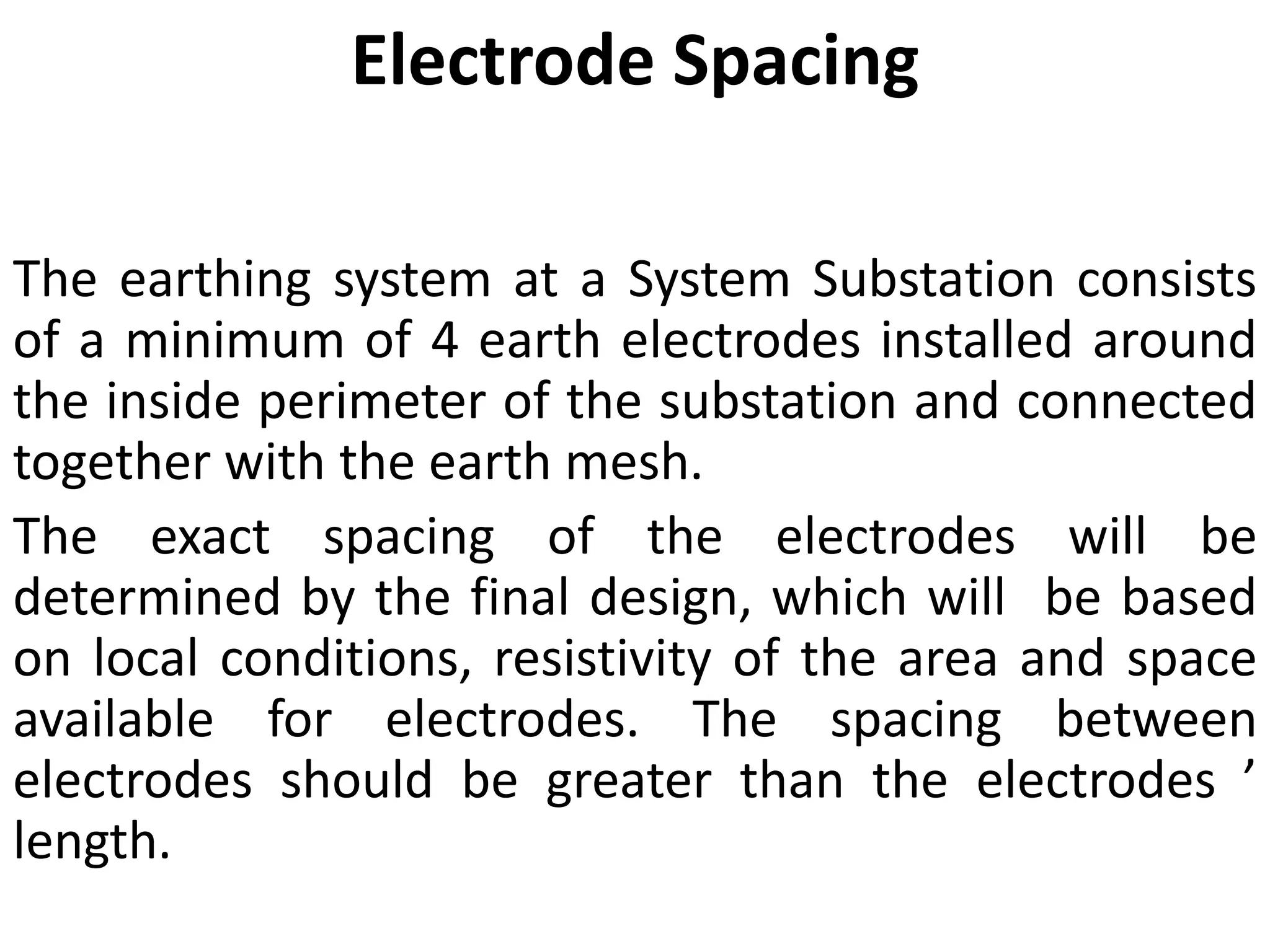 Earthing system | PPTX