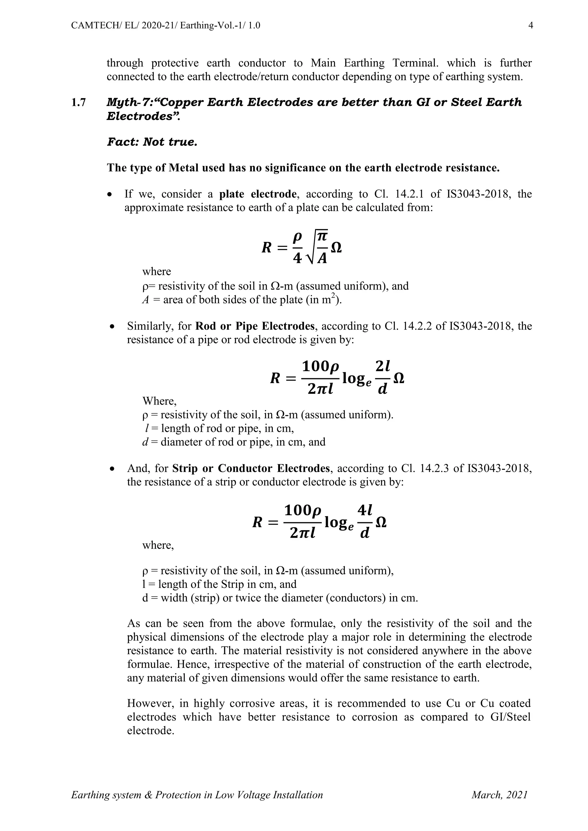 Earthing System and Protection in LV Installations_Vol-1_Basics of ...