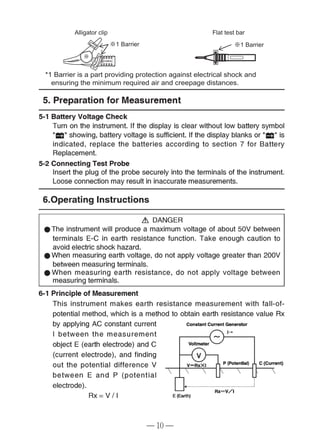 reading instruction manual earthing tester pdf | PDF