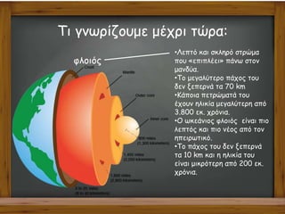 Το εσωτερικό της Γης | PPTX