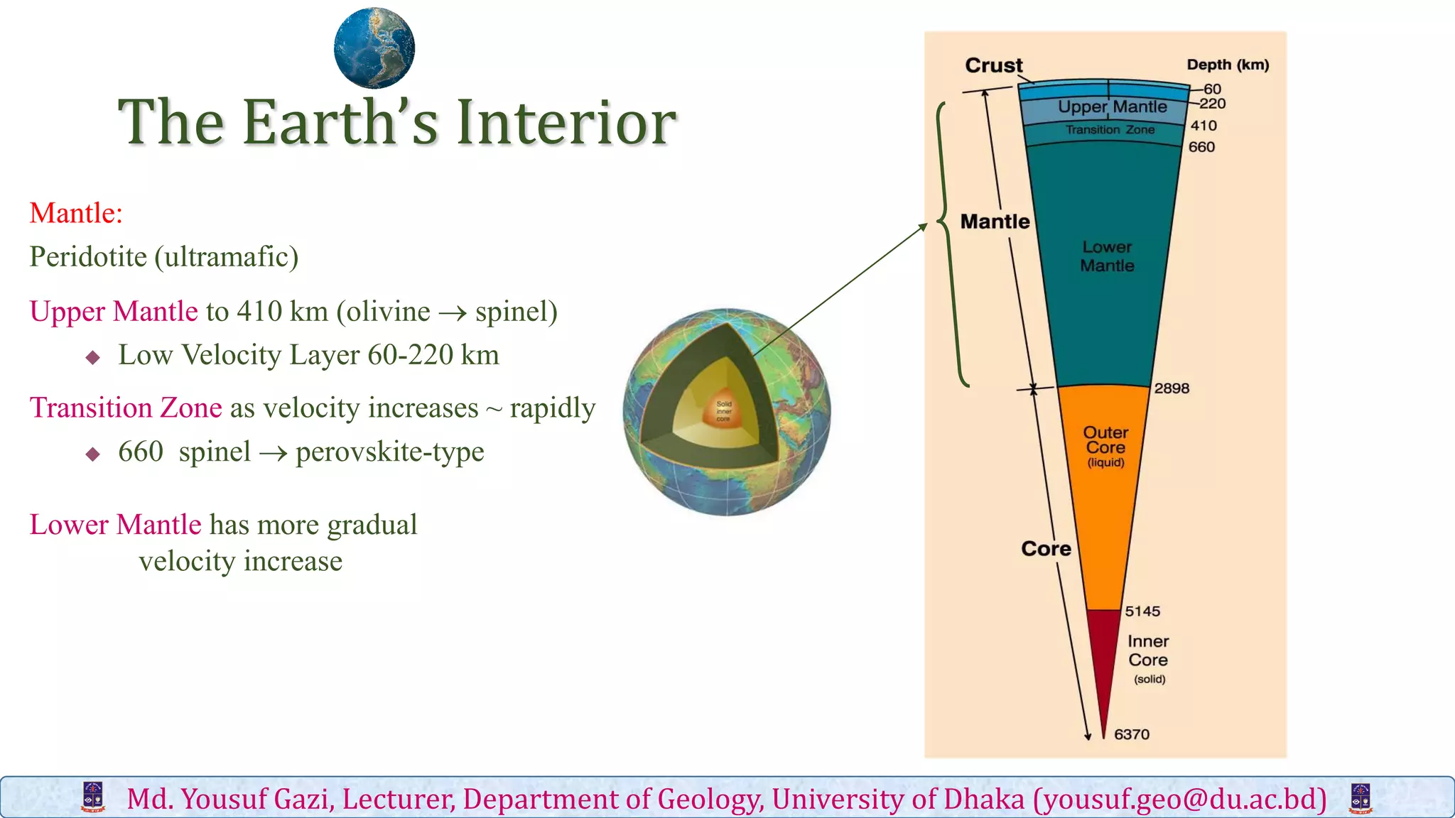 Earth internal structure md. yousuf gazi | PDF