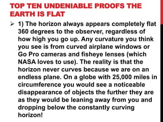 Earth is Flat ? or Round ? | PPTX
