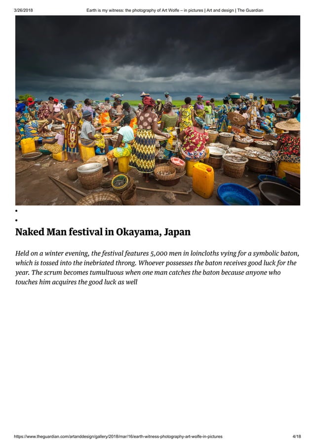 Earth is my witness: the photography of Art Wolfe – in pictures | PDF ...