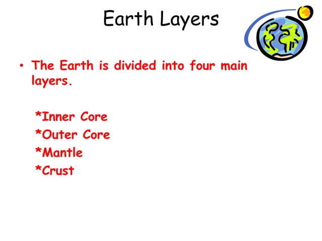 Earth layers | PPT