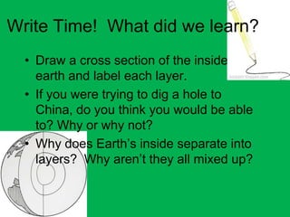 Earth Layers Density | PPTX
