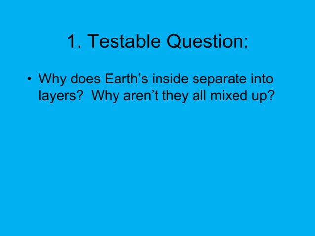 Earth Layers Density | PPT
