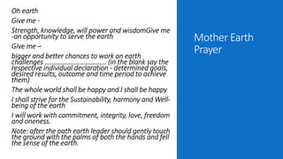 Earth leaders for ecosystem resilience and sustainable development | PPTX