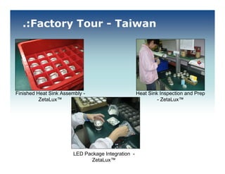 EarthLED Factory Tour - LED Lighting Factory, LED Lamps | PDF