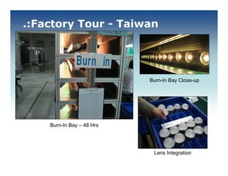 EarthLED Factory Tour - LED Lighting Factory, LED Lamps | PDF