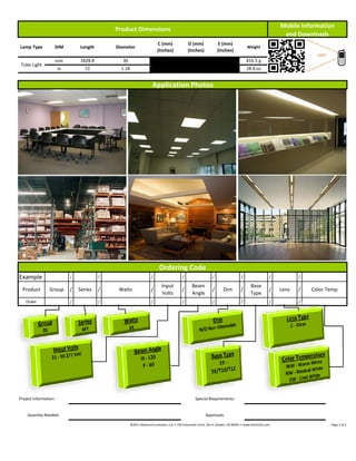 Earth led direct led 8 foot tube light cut sheet | PDF