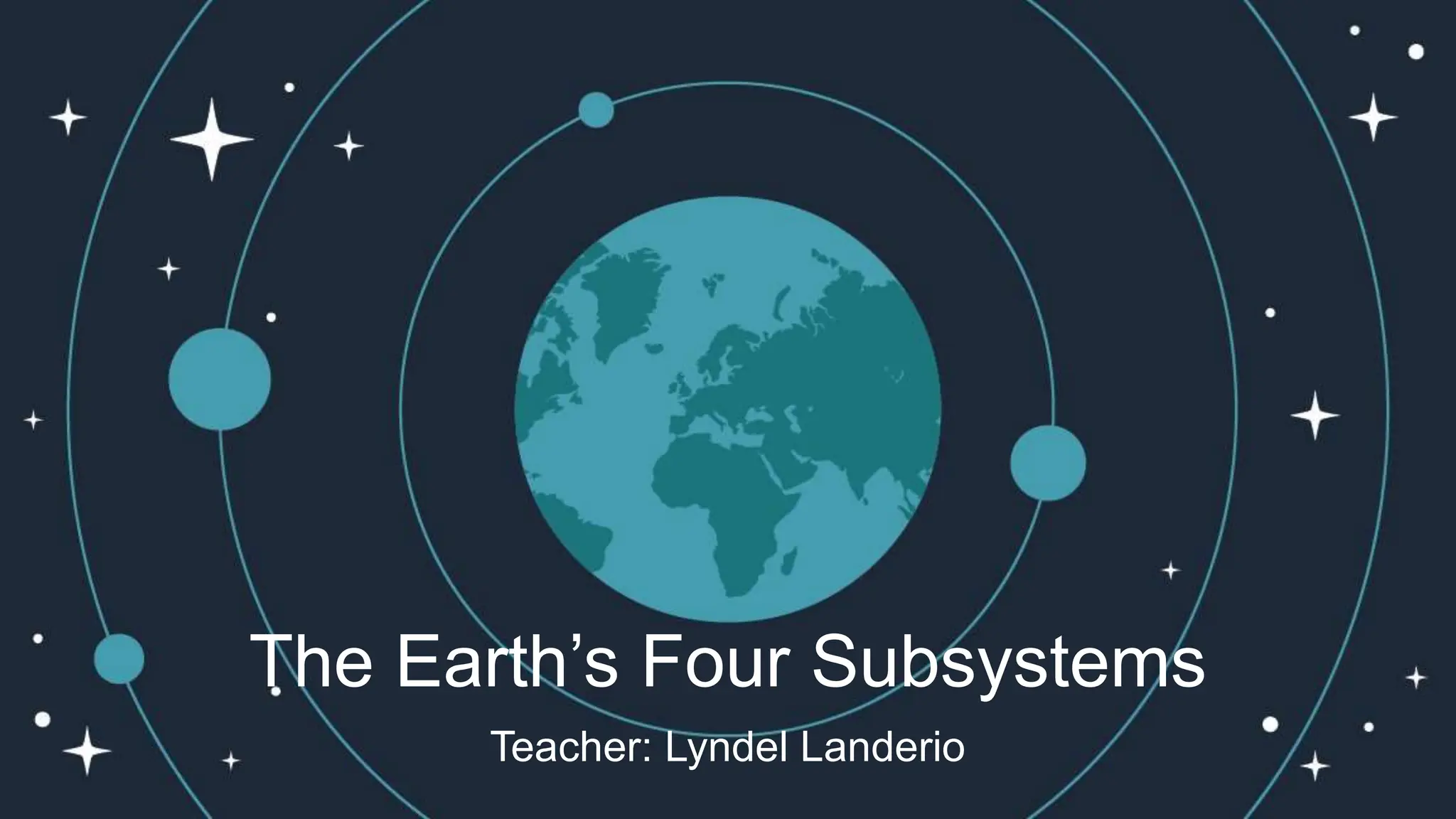 The Earth’s Four Subsystems: atmosphere, geosphere, hydrosphere, and ...
