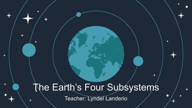 The Earth’s Four Subsystems: atmosphere, geosphere, hydrosphere, and ...