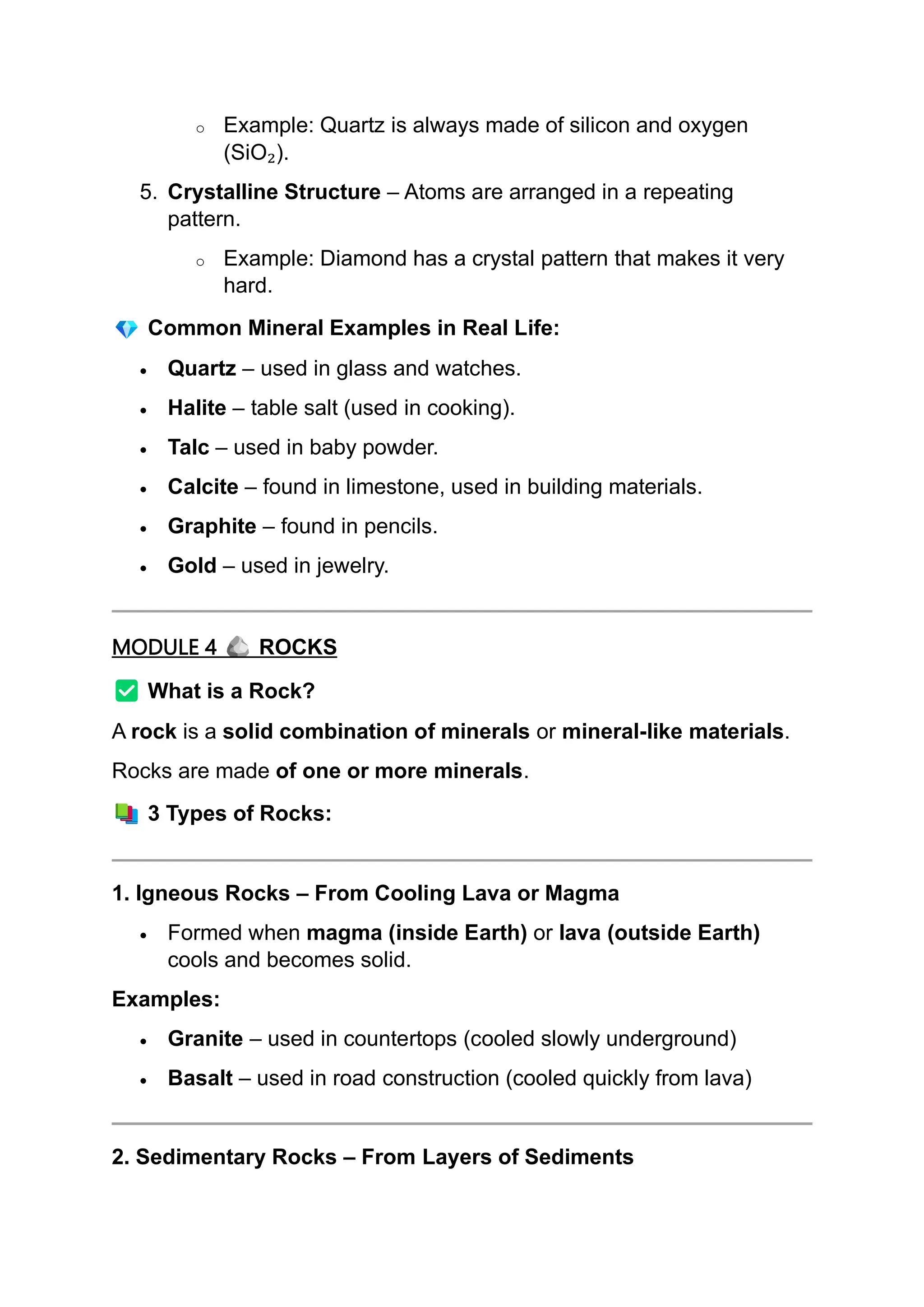 EARTH & LIFE SCIENCE (MODULES 1-4) SUMMARY | PDF