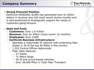 EarthLink Business Corporate Overview pres 6 13-11 | PPT
