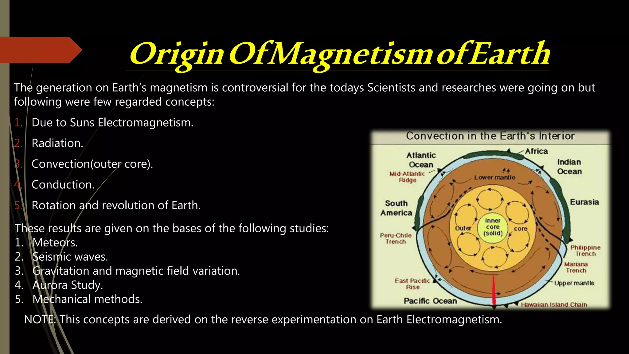 Earth magnetism geology | PPT