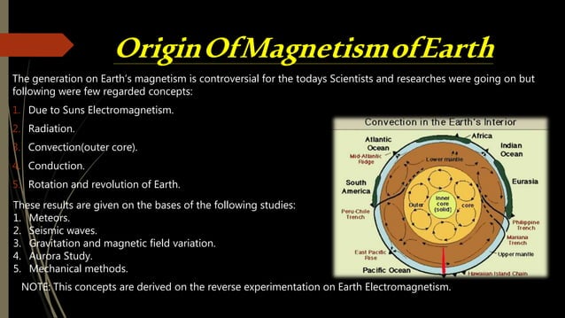Earth magnetism geology | PPT