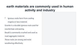 earth_materials_are_commonly_used_in_human_activity_and_industry ...