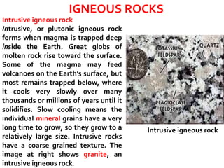 Earth materials, internel structure of the earth, composition of the ...