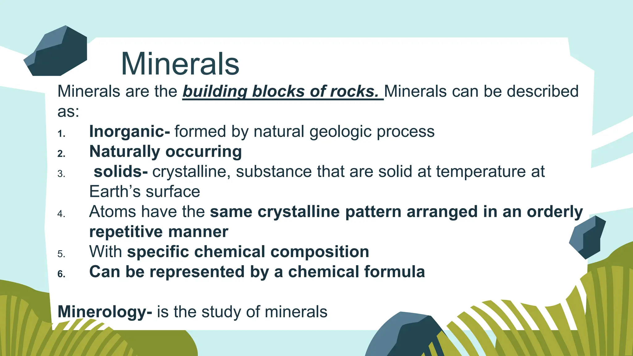 Earth Materials TEACHERS COPY.pd.......f | PDF