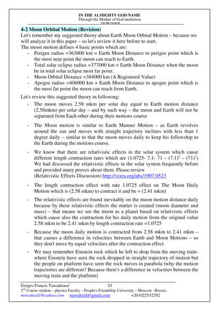 Earth Moon moves with 2 Rates Of Time (Part II) | PDF