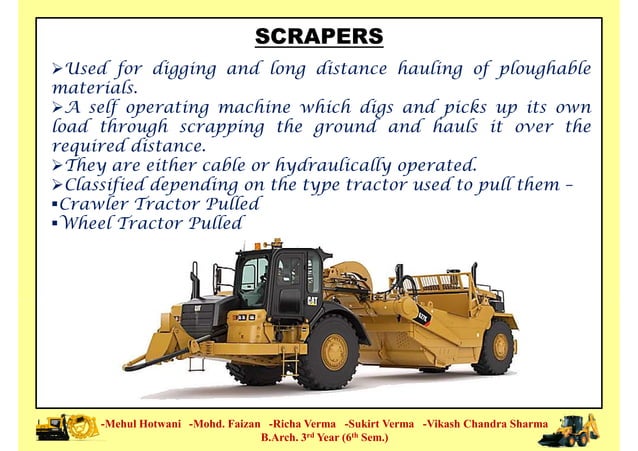 EARTH MOVERS AND EXCAVATORS | PDF