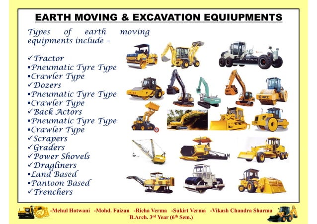 EARTH MOVERS AND EXCAVATORS | PDF