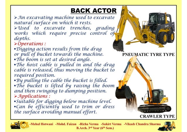 EARTH MOVERS AND EXCAVATORS | PDF