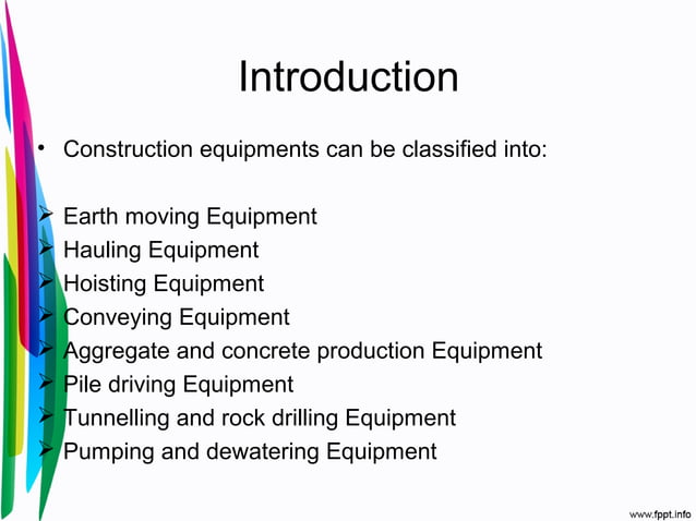 Earth moving equipments | PPT