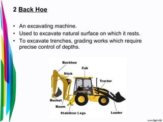 Earth moving equipments | PPT