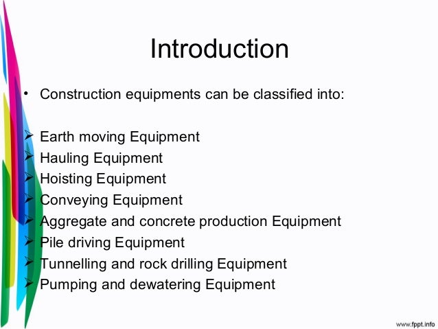 Earth Moving Equipments